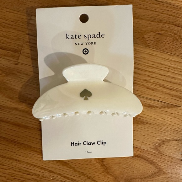 kate spade | Accessories | Nwt Kate Spade X Target Hair Cream Claw Clip ...